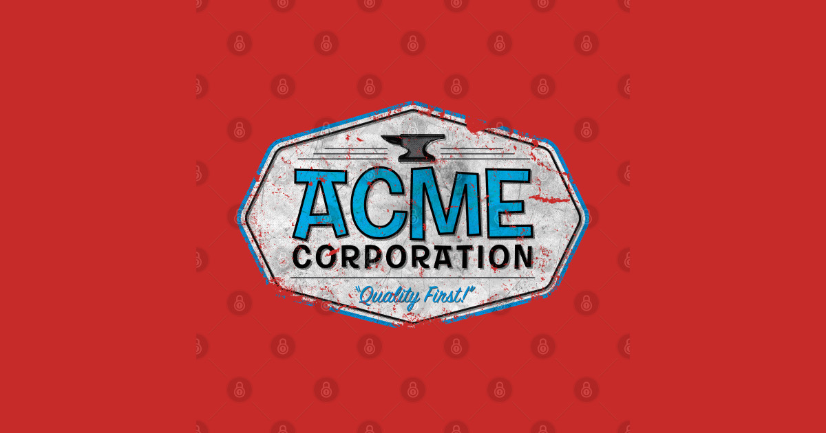 Acme Corporation - Vintage - Cartoons - Sticker | TeePublic