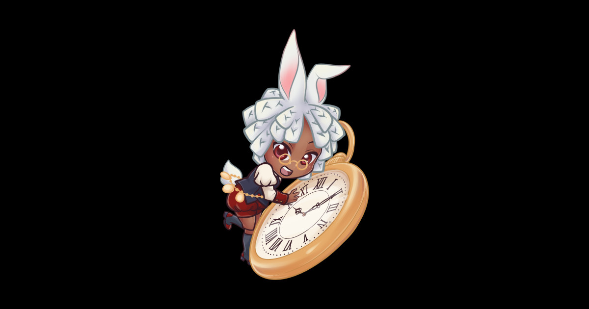 White Rabbit dandy boy - Alice In Wonderland - Sticker | TeePublic