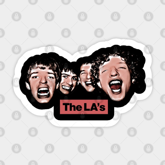 the LA's 90s - The Las - Sticker | TeePublic