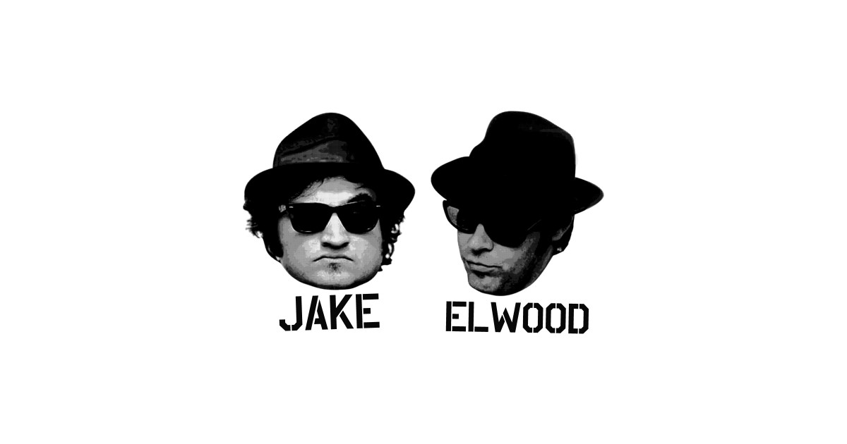 Jake & Elwood - Blues Brothers - Sticker | TeePublic