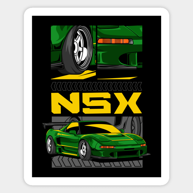 Iconic NSX Car - Iconic Nsx Car - Sticker | TeePublic