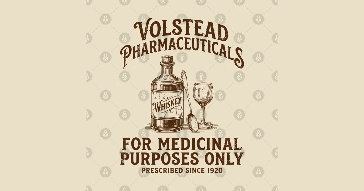 Vintage 1920s Prohibition Era Medicinal Alcohol Label - Whiskey - T ...