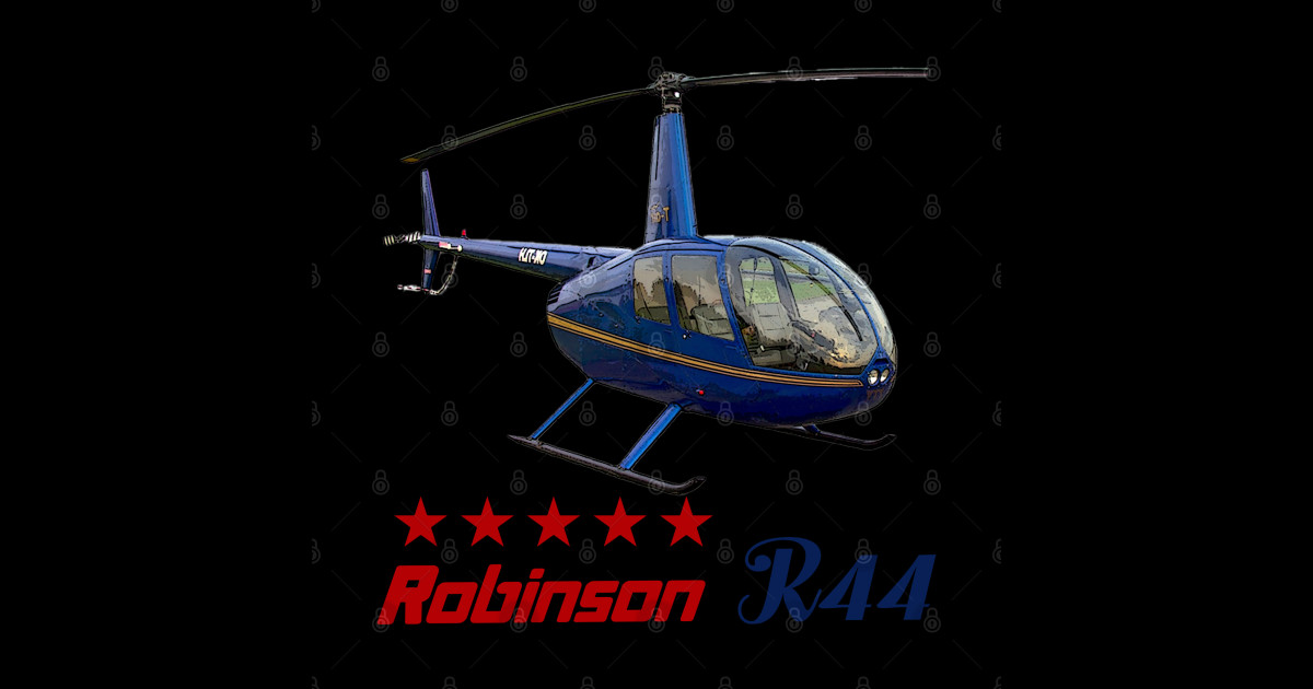 Robinson helicopter r44 - Robinson Helicopter R44 - Sticker | TeePublic