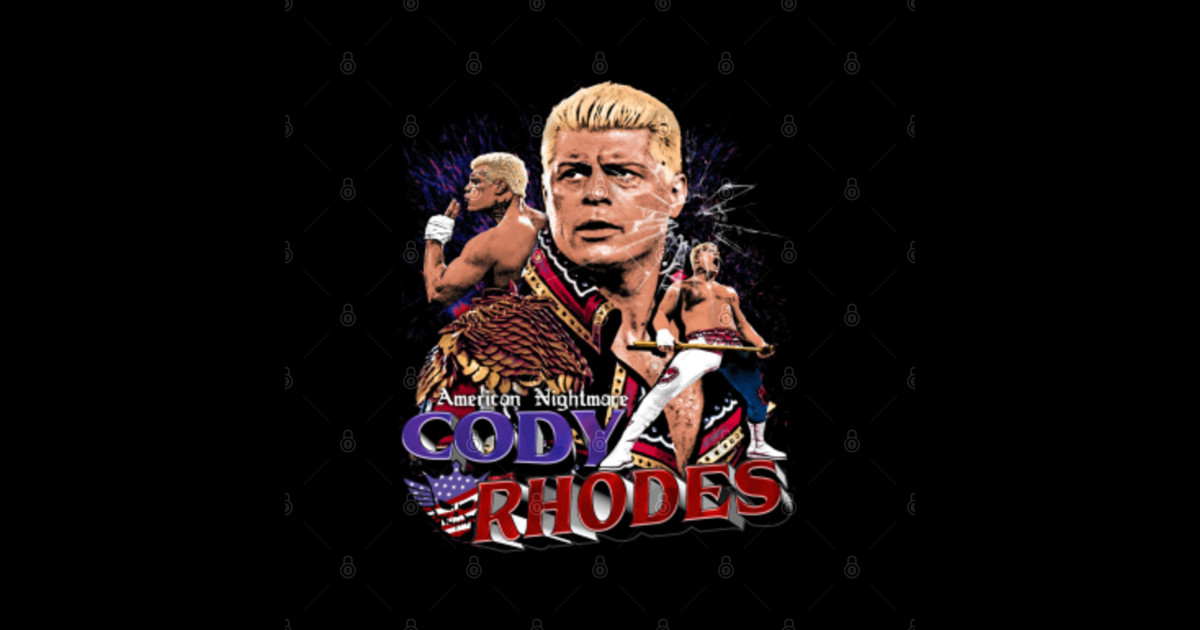 Cody Rhodes Retro - Cody Rhodes - Sticker | TeePublic