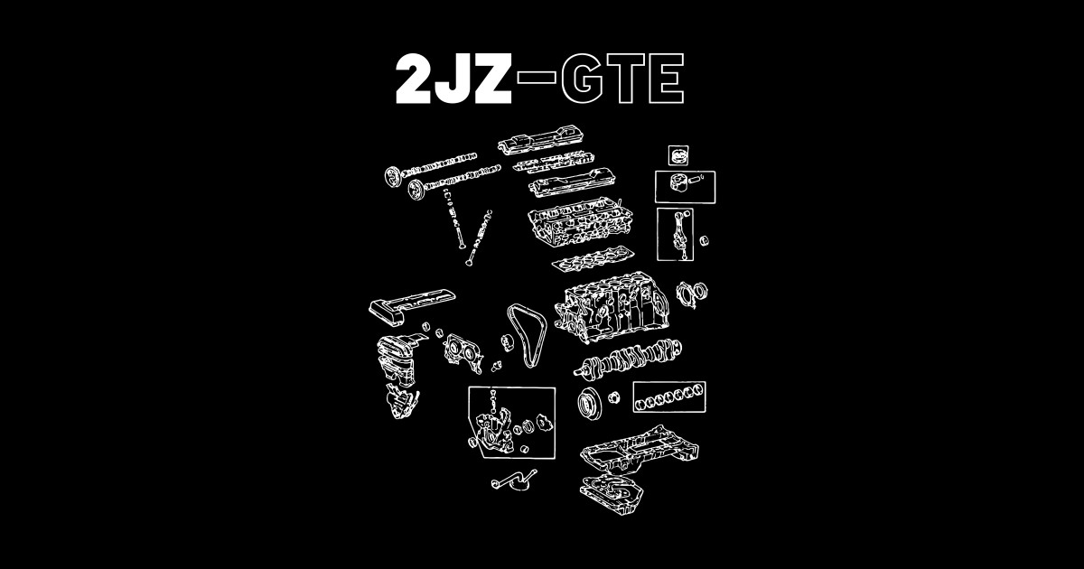 2JZ GTE - Jdm - Sticker | TeePublic