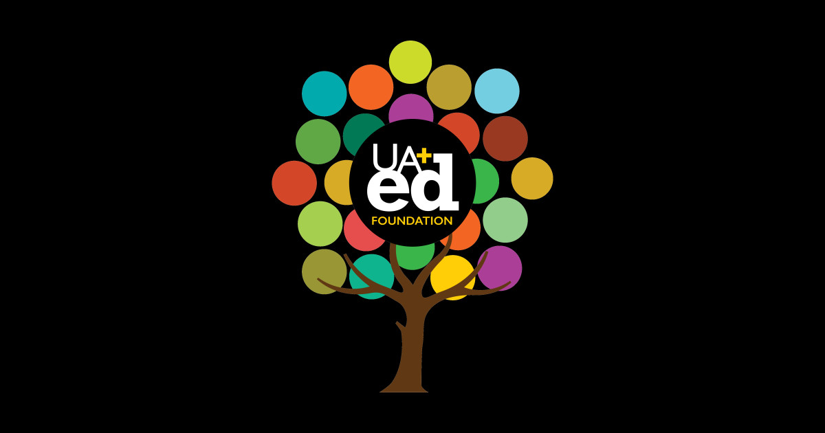 UA+ED Tree Logo - Uaed - Sticker | TeePublic
