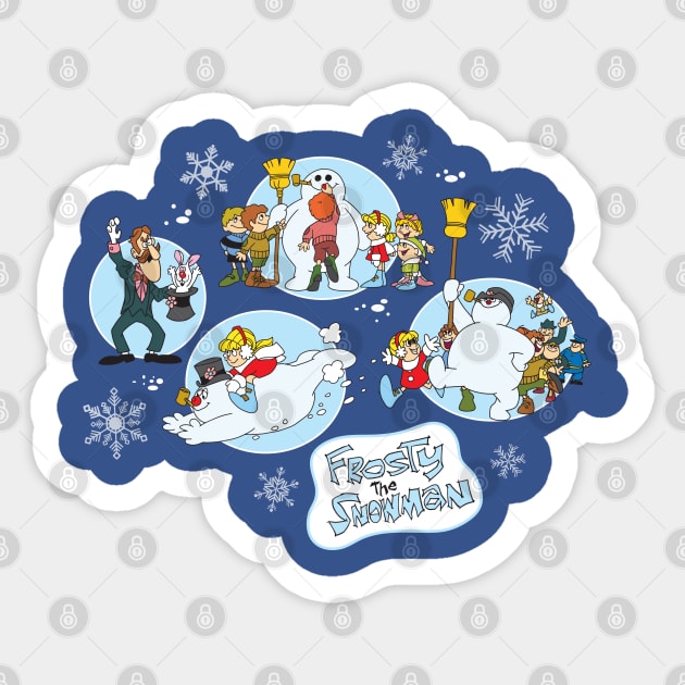 Frosty The Snowman - Frosty The Snowman - Sticker | TeePublic