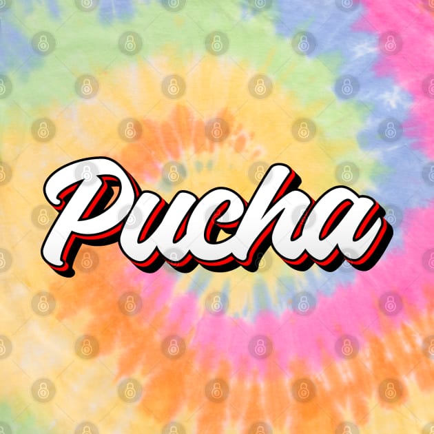 Pucha name - cool 70s retro font - Pucha Name Cool 70s Retro Font - T ...