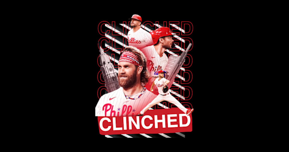 Red October Philly Clinched 2024 Black - Clinched - Sticker | TeePublic