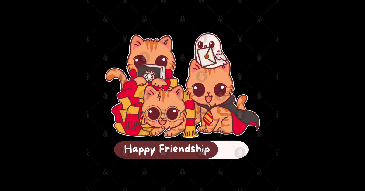 Brave Magic Cat - Happy Friendship - Magic Cat - Sticker | TeePublic