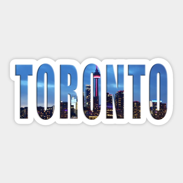 Toronto City Skyline - Toronto - Sticker | TeePublic