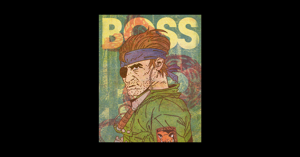 BIG BOSS - Metal Gear Solid - Sticker | TeePublic