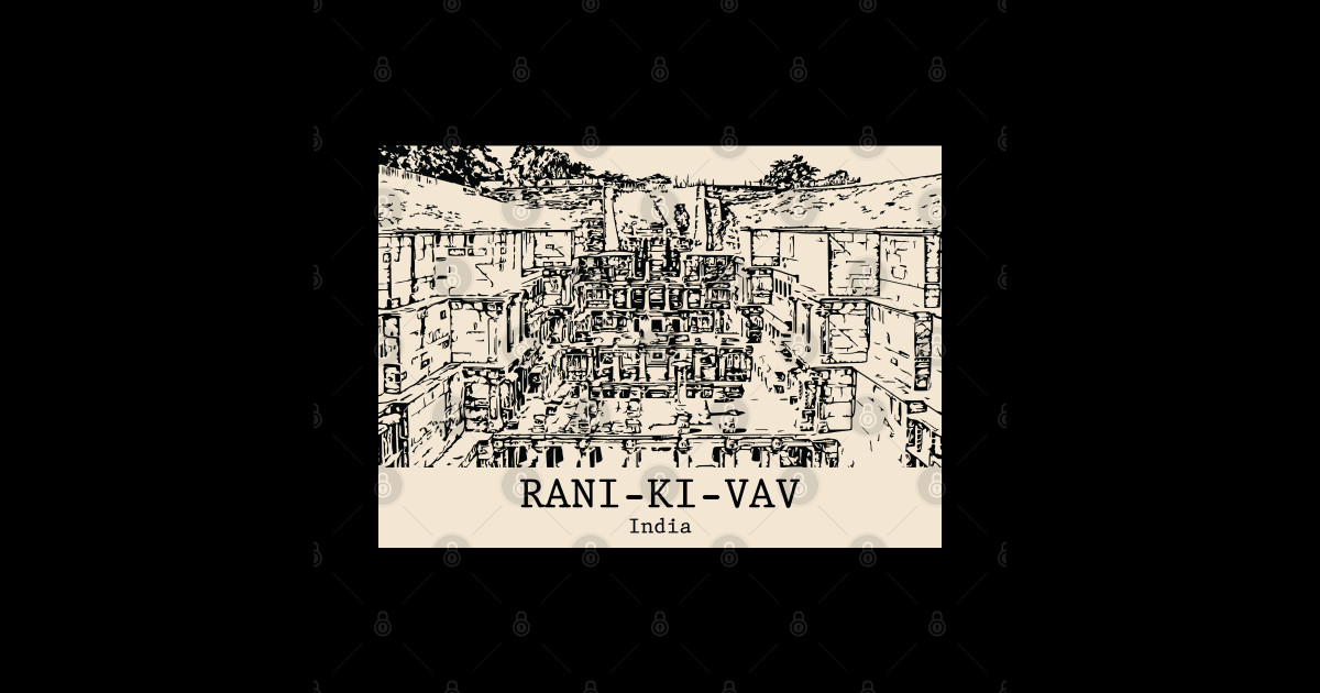 Rani-ki-Vav - India - Rani Ki Vav - Sticker | TeePublic