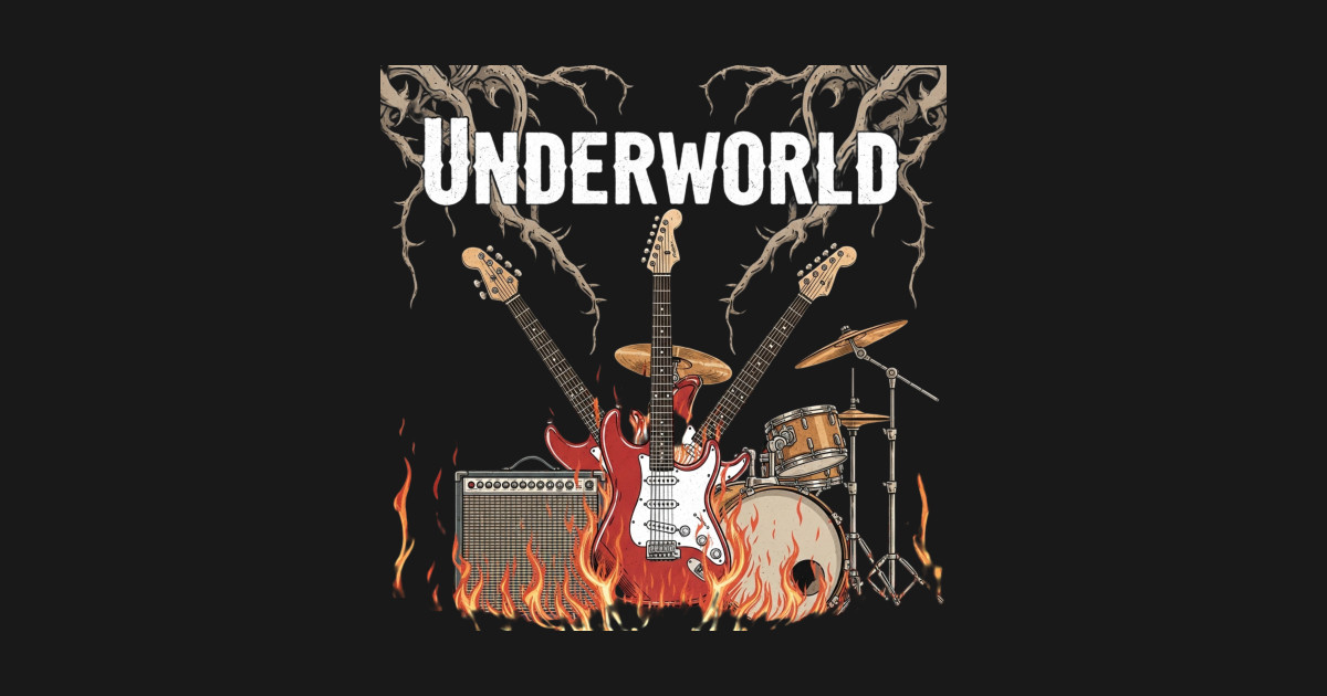 Underworld Band Instruments - Underworld Band Instruments - T-Shirt ...