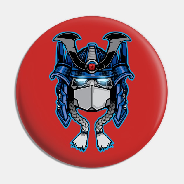 Samurai Prime - Transformers - Pin | TeePublic