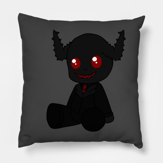 zalgo doll chibi - Creepypasta - Pillow | TeePublic