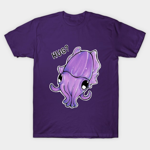 Hug Cuttlefish - Cuttlefish - T-Shirt | TeePublic