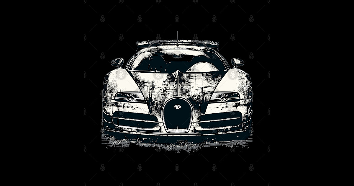 Bugatti Veyron - Bugatti - Sticker | TeePublic