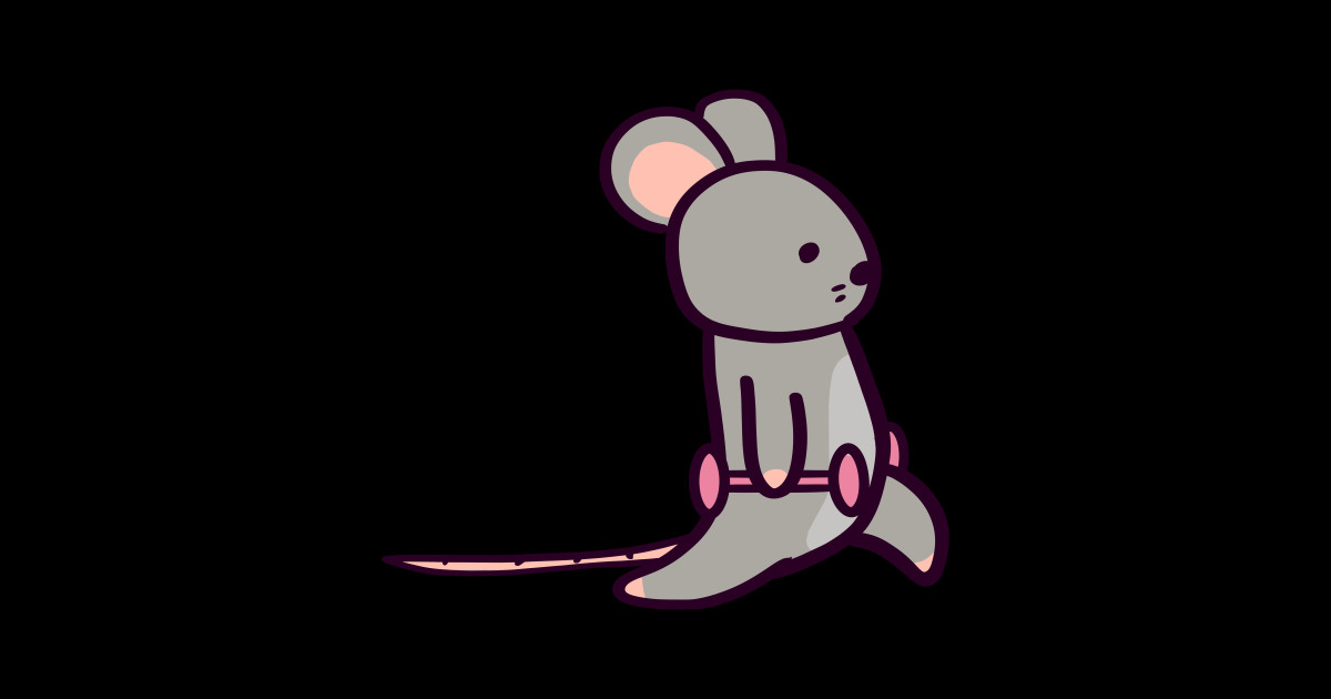 Cute Gym Rat Forward Lunge - Cute Rat - Sticker | TeePublic