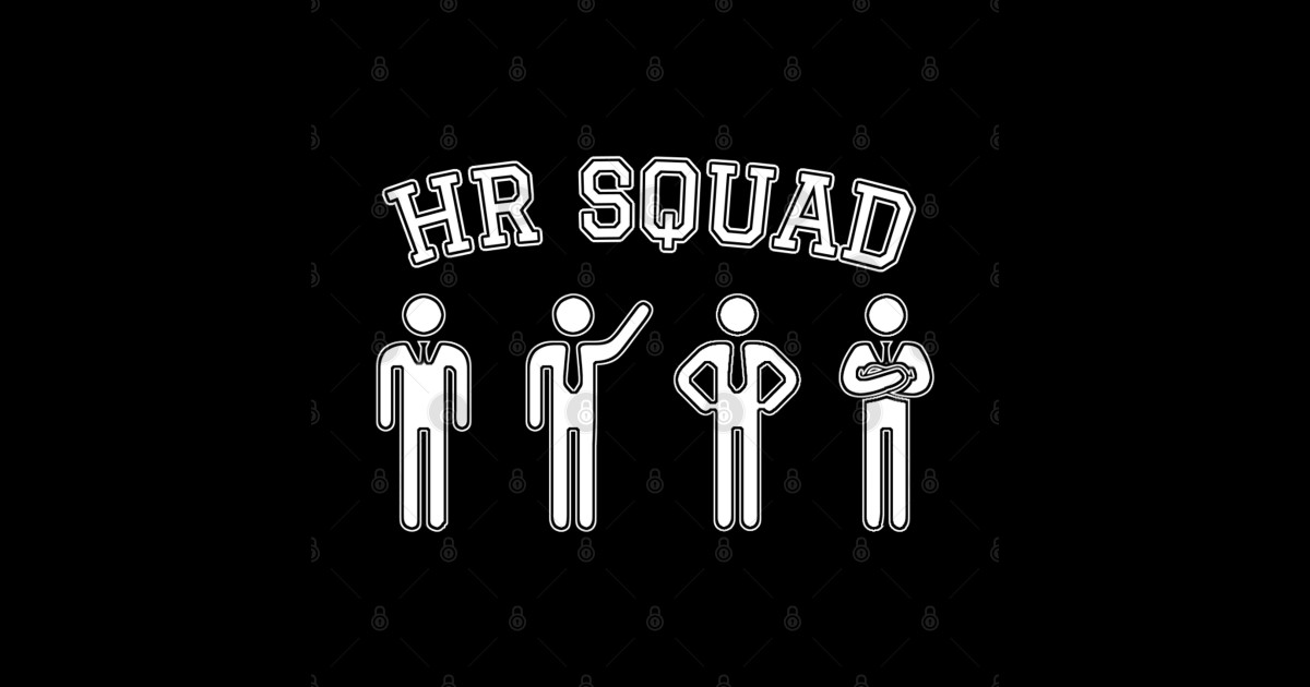 HR Squad - Hr Squad - Sticker | TeePublic