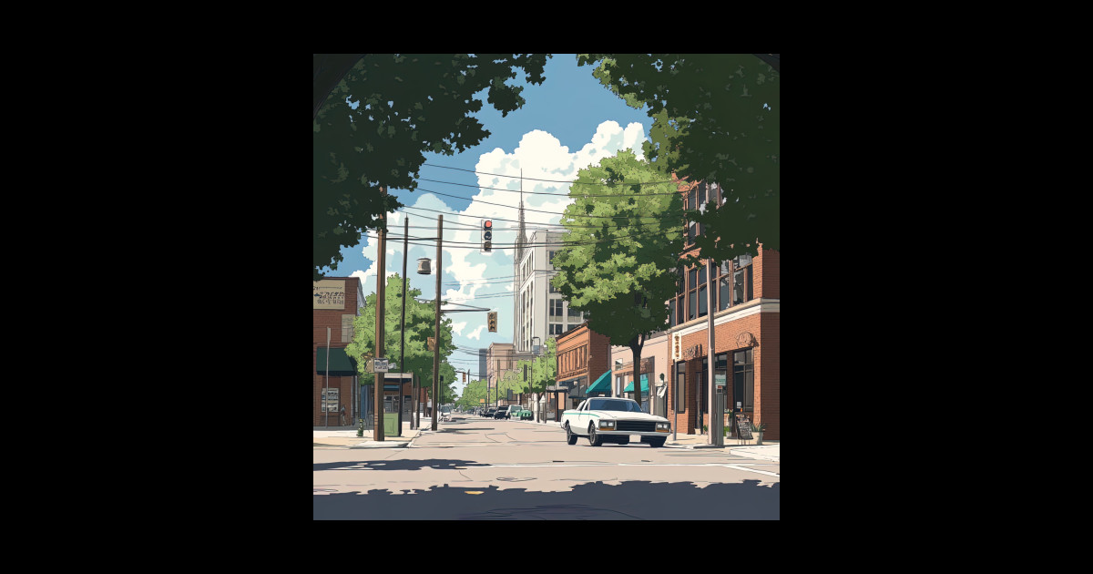 Memphis | Anime style - Memphis - Sticker | TeePublic