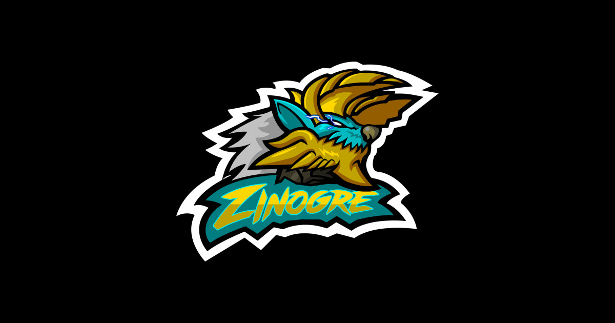 Zinogre Mascot Logo v.2 - Monster Hunter - T-Shirt | TeePublic