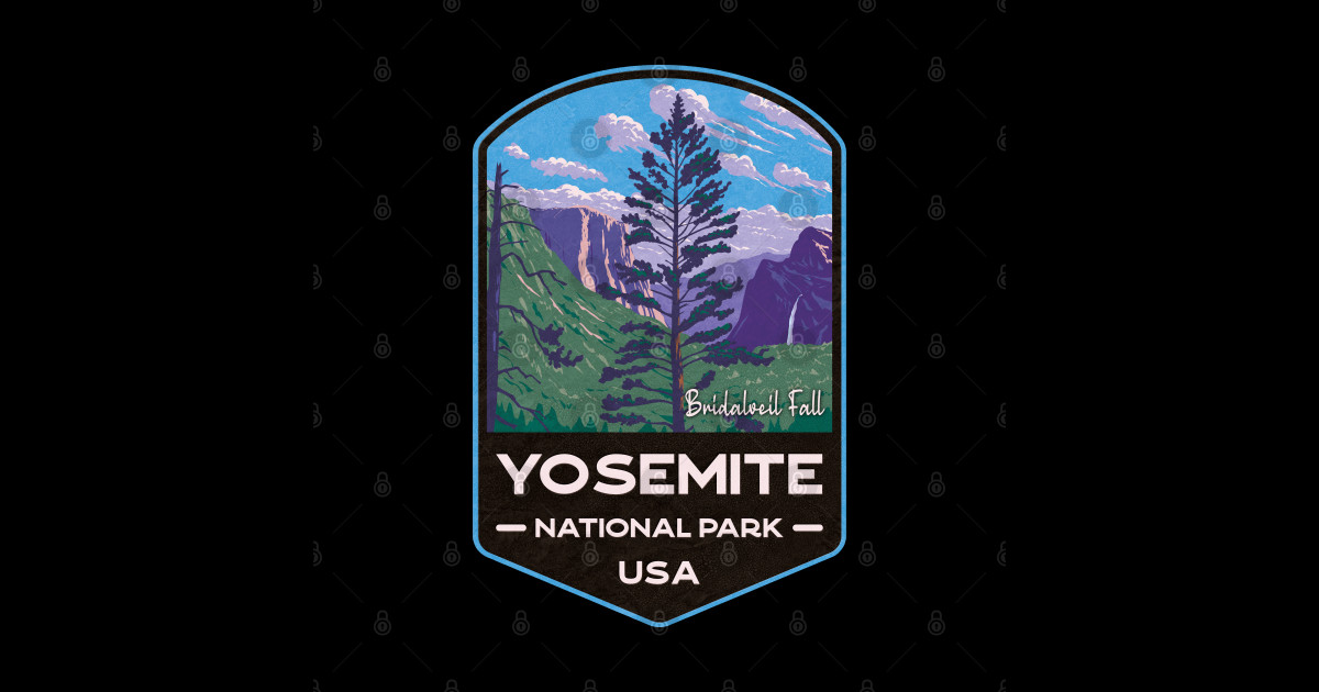 Yosemite National Park - Yosemite National Park - Sticker | TeePublic