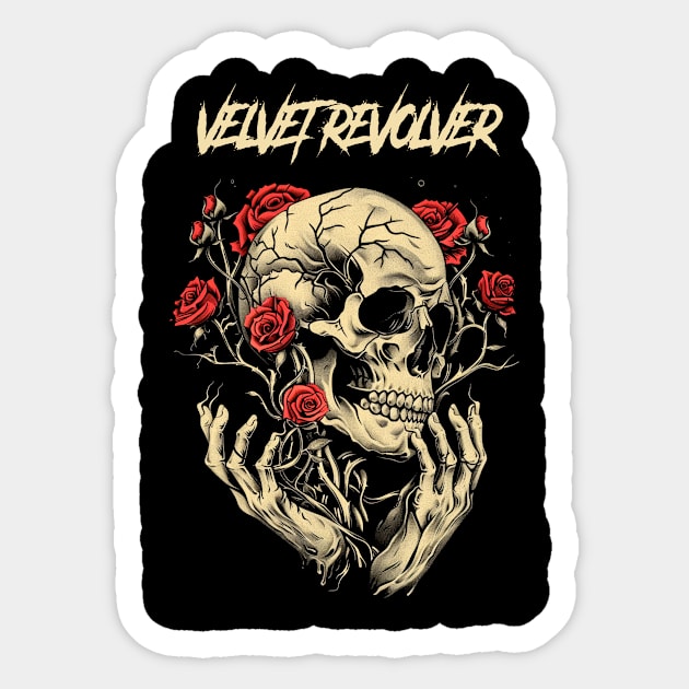 VELVET REVOLVER FAN ART - Velvet Revolver Fan Art - Sticker | TeePublic