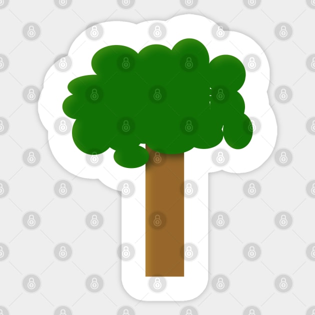 Cute little tree - Tree - Sticker | TeePublic