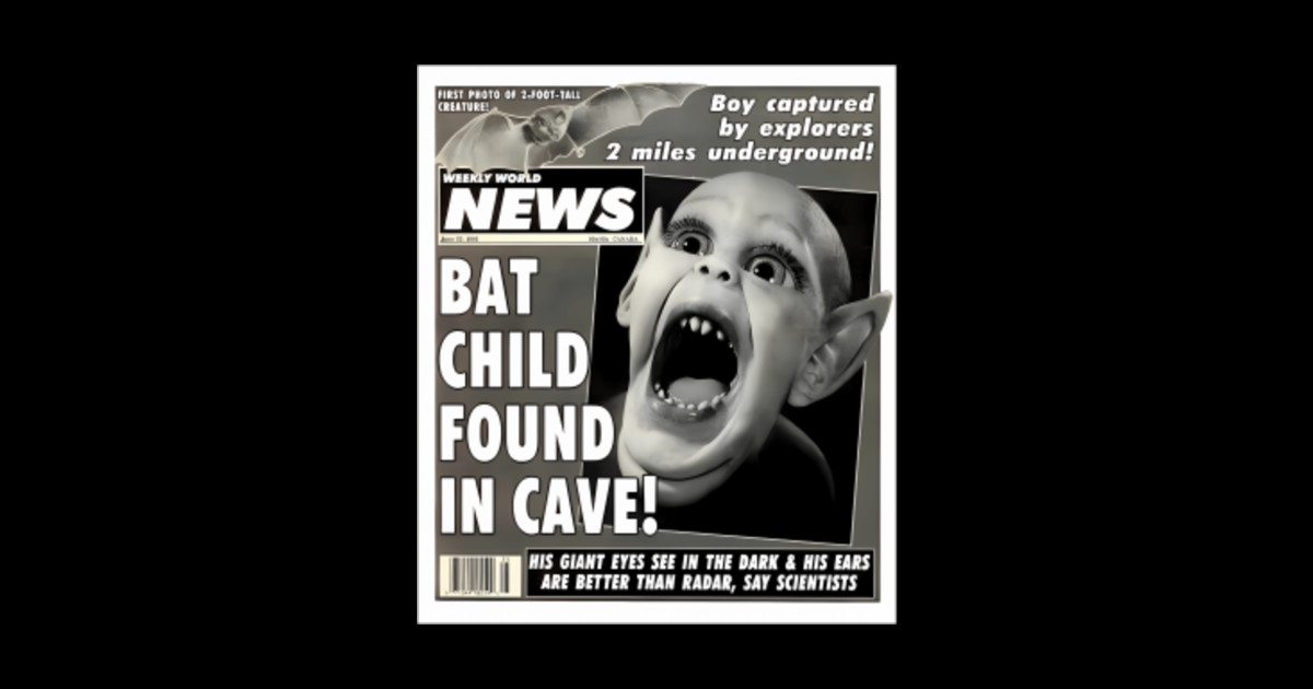 Bat Boy Supermarket Tabloid Cover - Bat Boy Supermarket Tabloid Cover ...