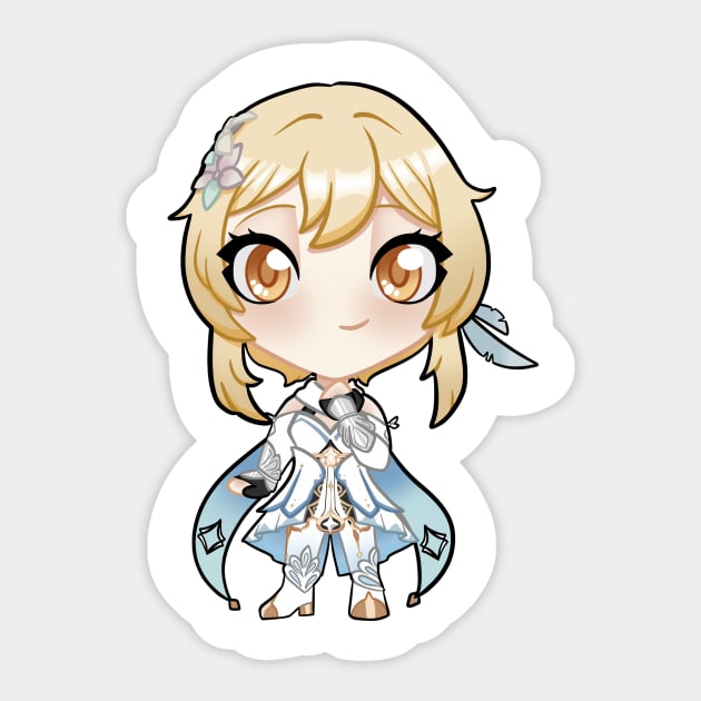 Lumine Genshin Impact - Genshin - Sticker | TeePublic