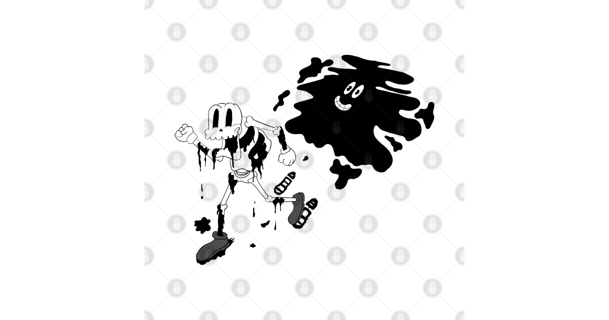 Inked bones - Bones Skeleton - T-Shirt | TeePublic