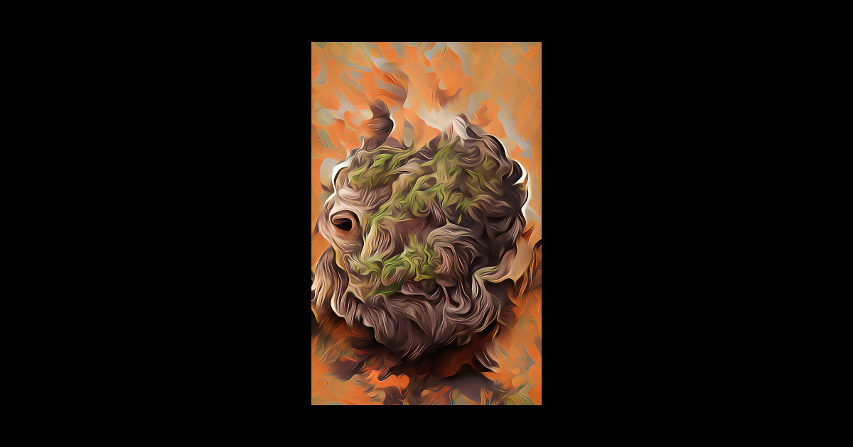 Brown Swollen Engorged Flourescent Nug Bud Weed - 420 - Tapestry ...