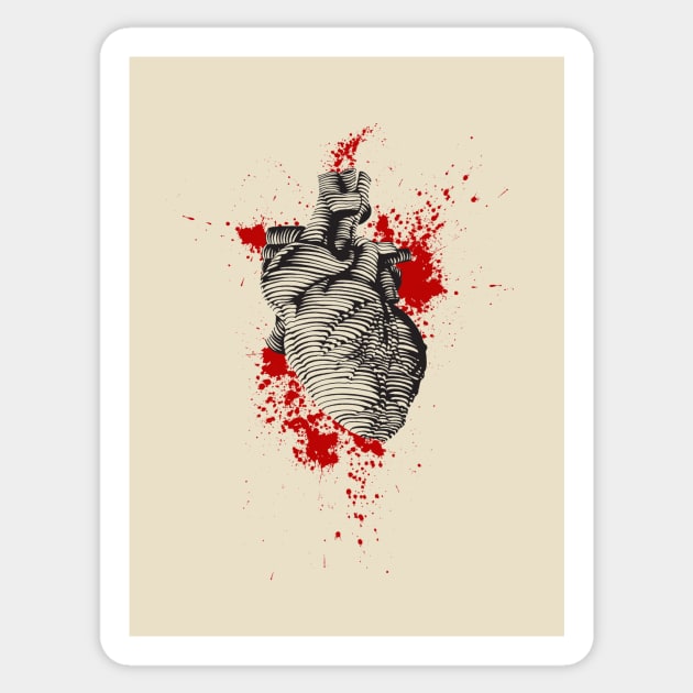 Bleeding Heart - Heart - Sticker | TeePublic