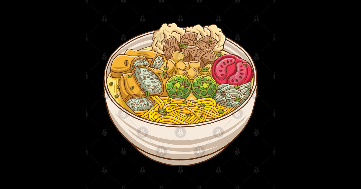 Soto Mie Bogor - Soto Mie Bogor - Sticker | TeePublic