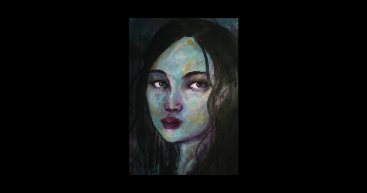Ghost Girl (portrait) - Portrait - Posters and Art Prints | TeePublic