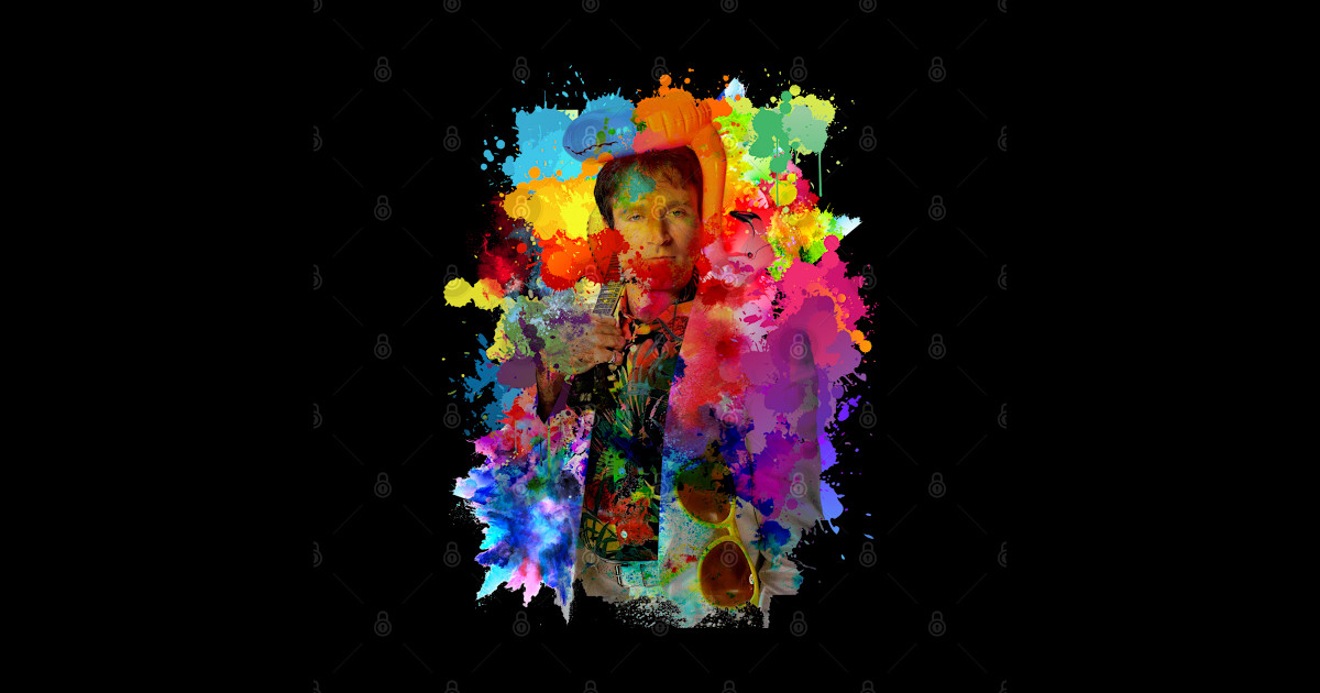 Robi Williams - Splash Water Color - Robin Williams - Sticker | TeePublic