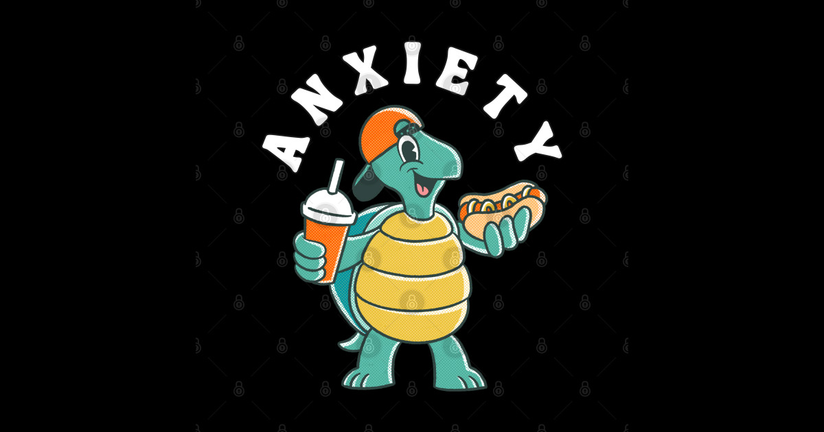ANXIETY TURTLE | Funny Mental Health, Depression, Anxiety - Turtle ...