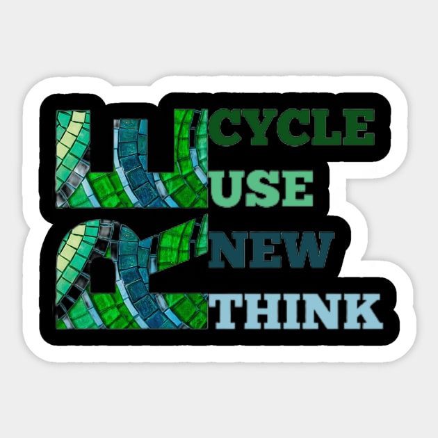 Recycle Reuse Renew Rethink Crisis Environmental Activism - Earth Day ...