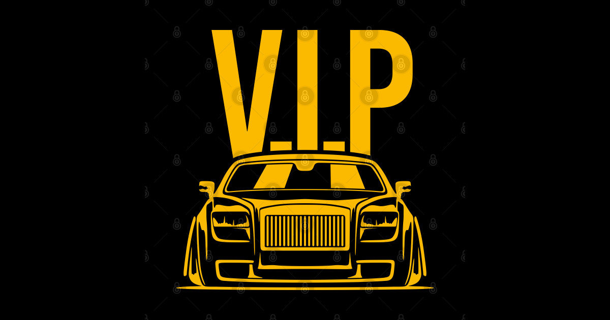 VIP Stance Front Luxury cars - Rolls Royce Phantom 2019 - Sticker ...