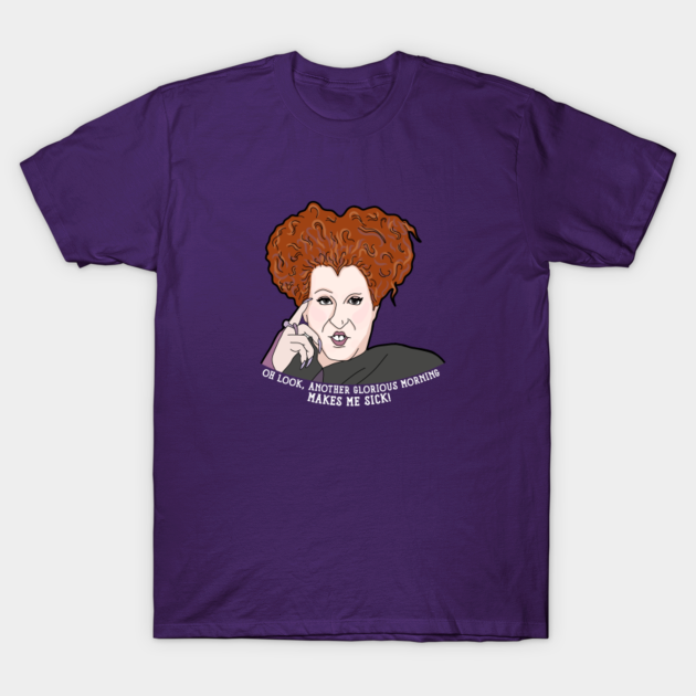 Glorious Morning Hocus Pocus Winifred Sanderson - Glorious Morning - T ...