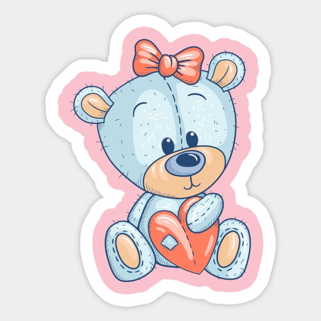 Teddy Bear - Teddy Bear - Sticker | TeePublic