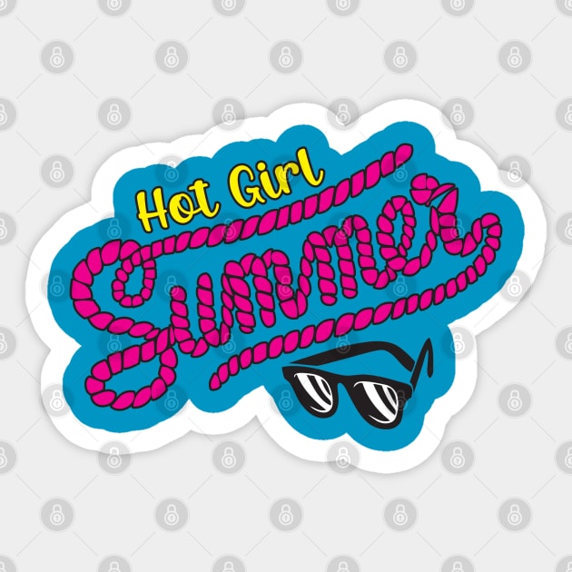 HOT GIRL SUMMER - Summer - Sticker | TeePublic