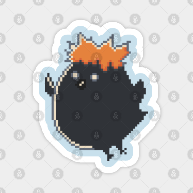 Haikyuu Hinata Pixel Art Haikyuu Magnet Teepublic