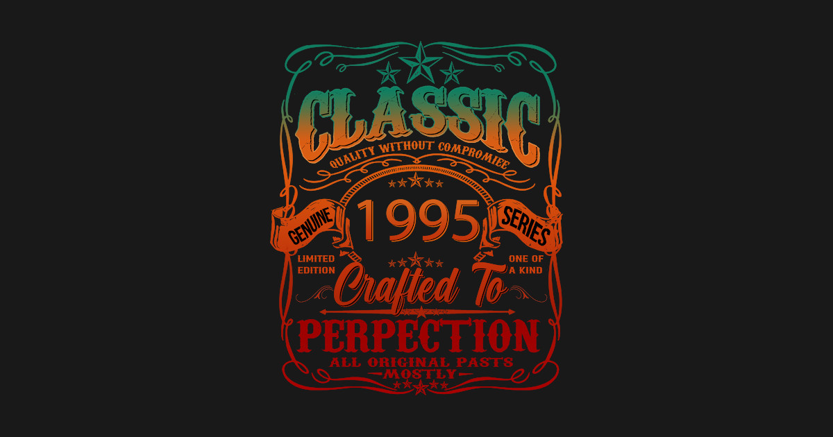 Vintage 1995 Limited Edition 29 Year old 29th Birthday - Vintage 1995 ...