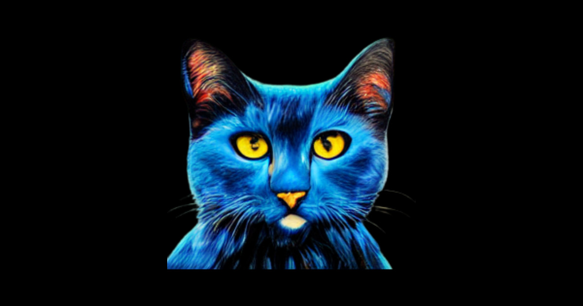 Cat blue avatar - Cat Avatar Blue Catblue Cute New Animal - Sticker ...