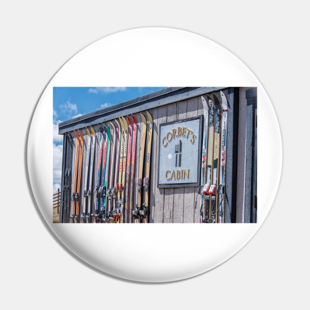 Corbet's Cabin - Cabin - Pin | TeePublic