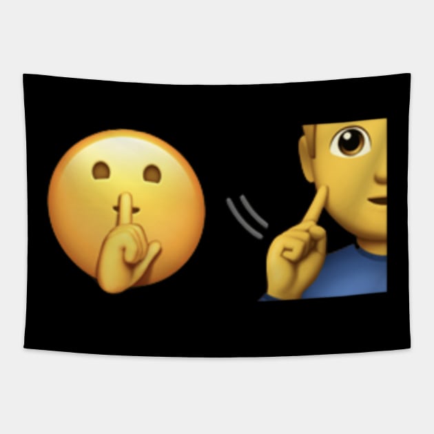 Mewing Meme Looksmax Apple Emojis Funny Meme Tapestry Teepublic