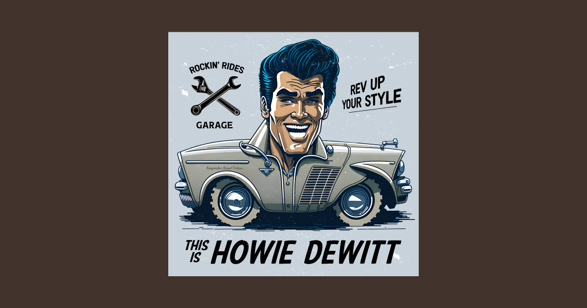 Vintage Car Garage Howie Dewitt Funny Hot Rod T Shirt Teepublic