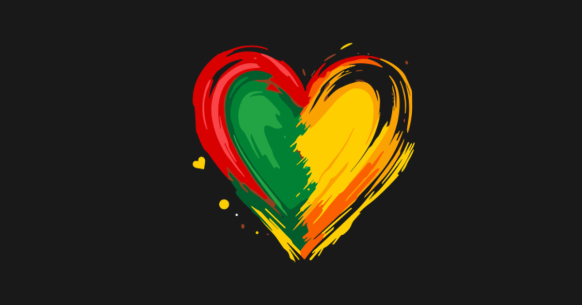 African Heart Black History Month African American - African Heart ...